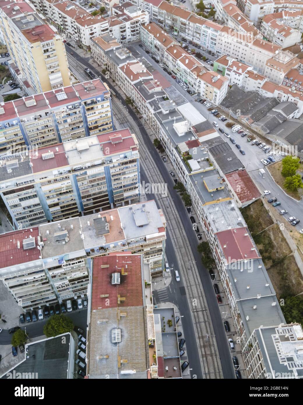 Almada lisbon portugal cacilhas aerial hi-res stock photography and ...