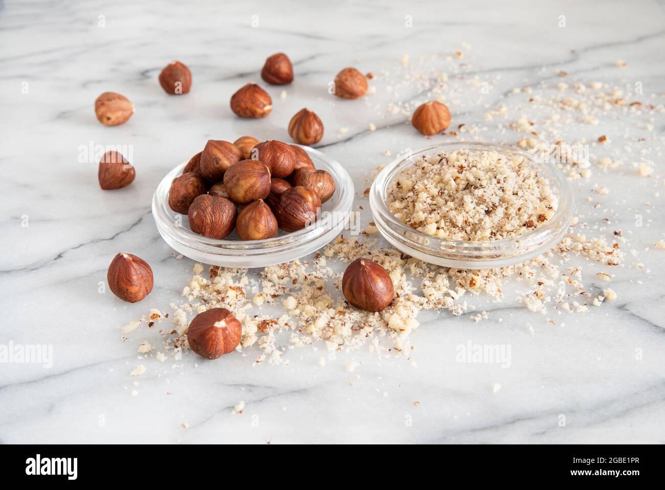 Ground hazelnuts hi-res stock photography and images - Alamy