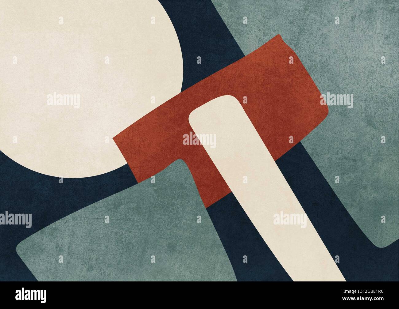 Abstract art with irregular shapes. Artistic scandinavian and ...