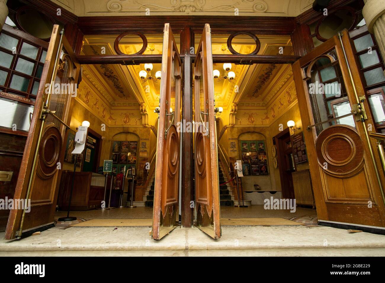 Entrance and interior of an historic opera house Stock Photo - Alamy
