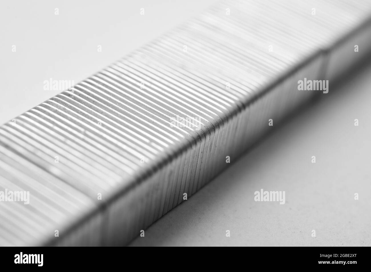 Macro Image Of stapler Pin Stock Photo - Alamy