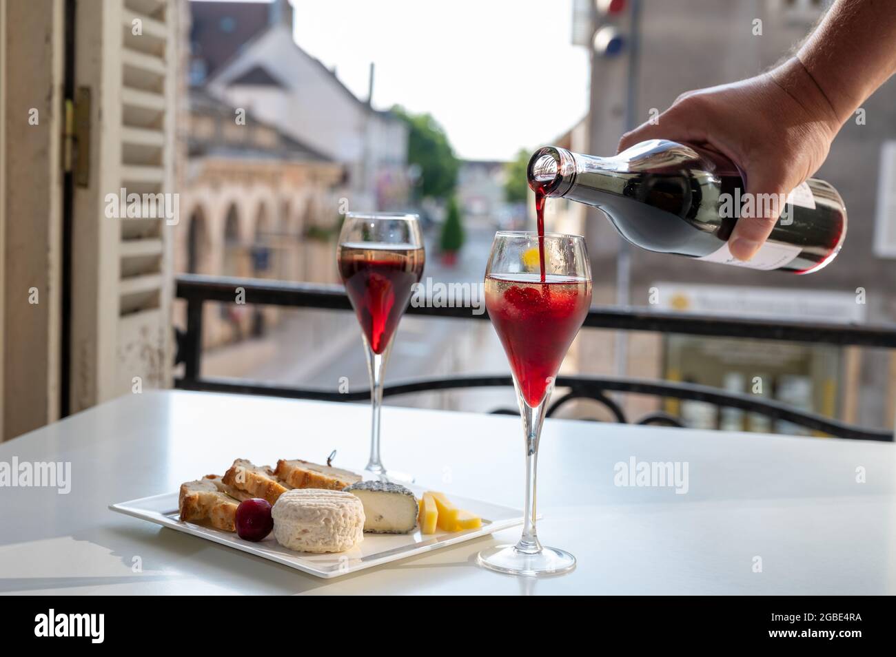 Kir Royale Champagne Cocktail High Resolution Stock Photography and ...