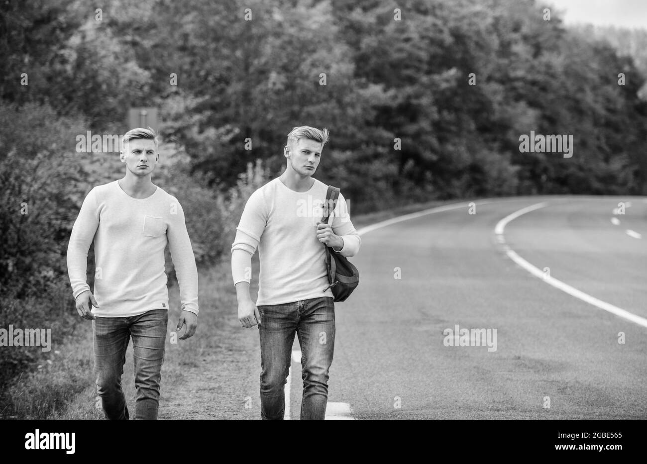 You can go hiking Black and White Stock Photos & Images - Alamy