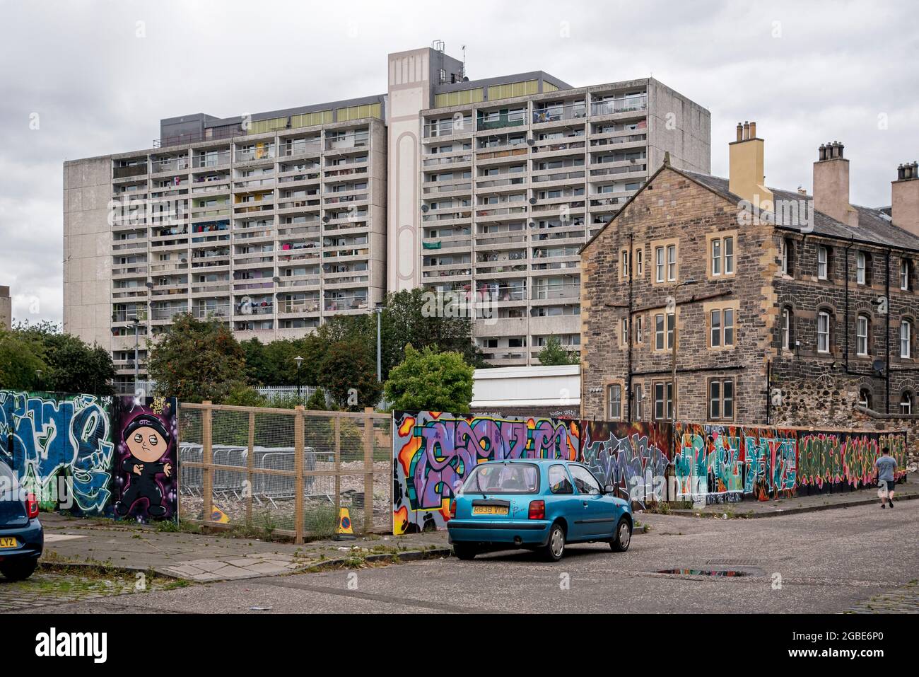 Linksview House, 1960's brutalist architecture, in Leith Edinburgh ...