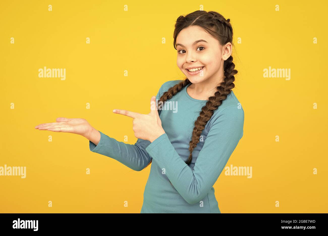 hairdresser salon for child. happy childhood. wearing casual clothes ...