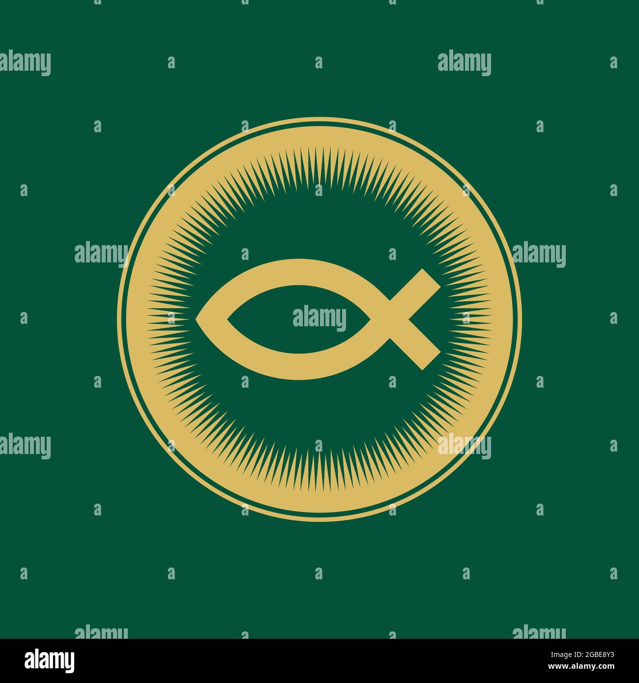 Trinity symbol fish hi-res stock photography and images - Alamy
