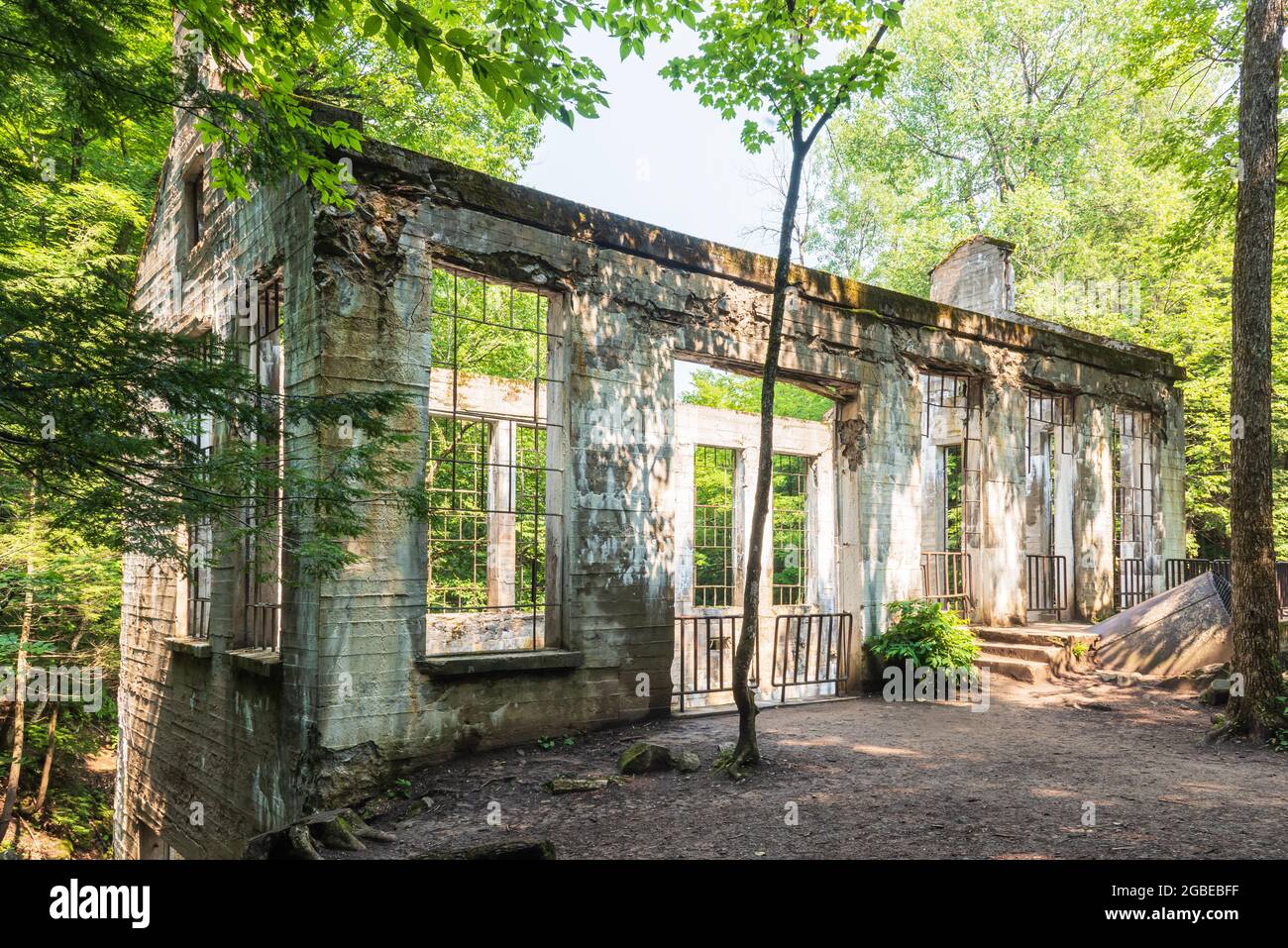 Carbide Willson Ruins - Gatineau Park Stock Photo - Alamy