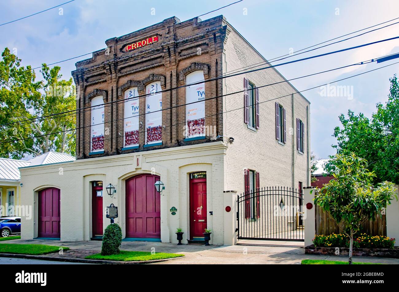 Creole Firehouse #1 is pictured, Aug. 1, 2021, in Mobile, Alabama. The ...
