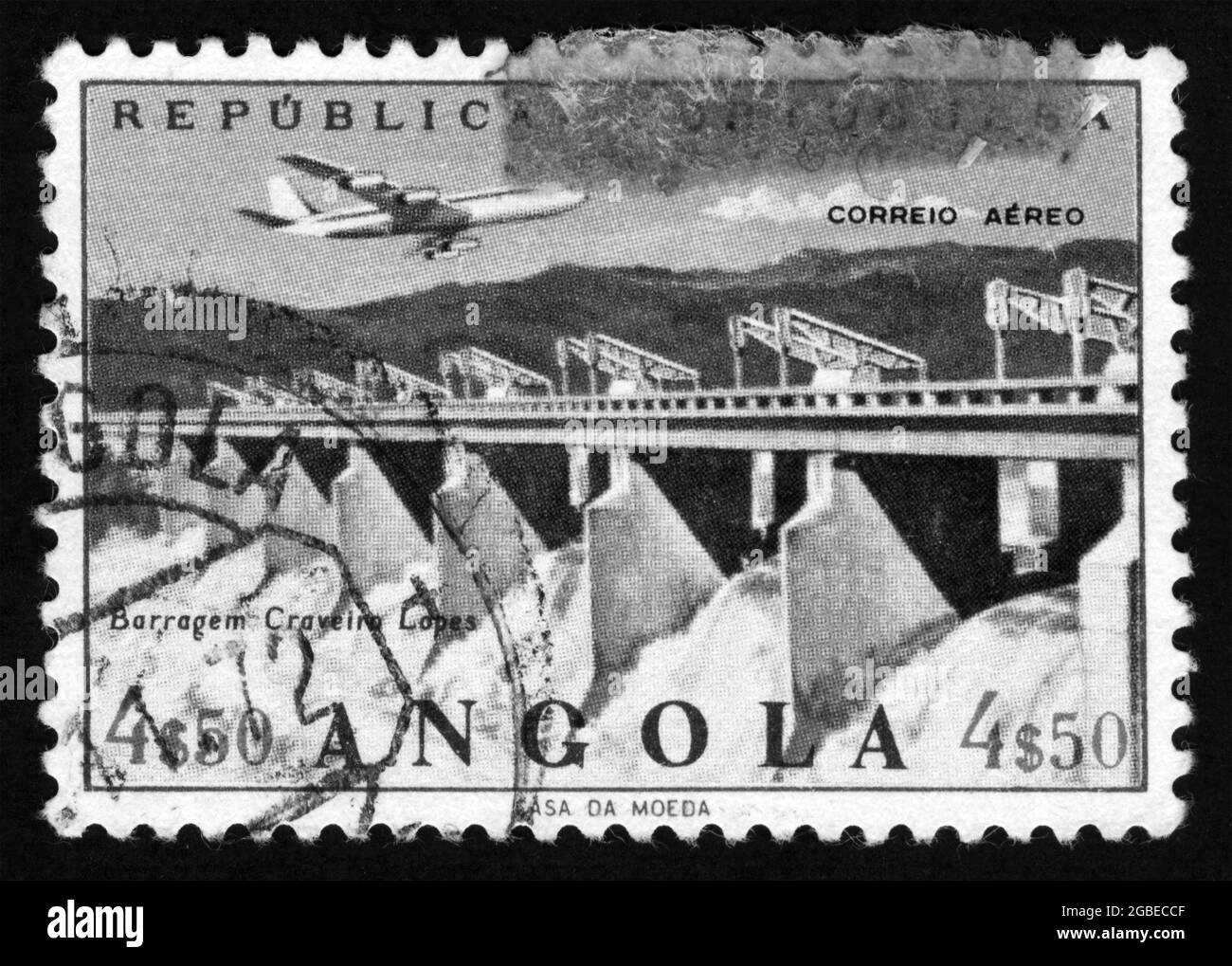 Angola stamp Black and White Stock Photos & Images - Alamy