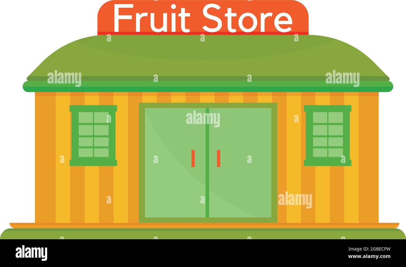 Isolated flat fruit store icon Stock Vector Image & Art - Alamy