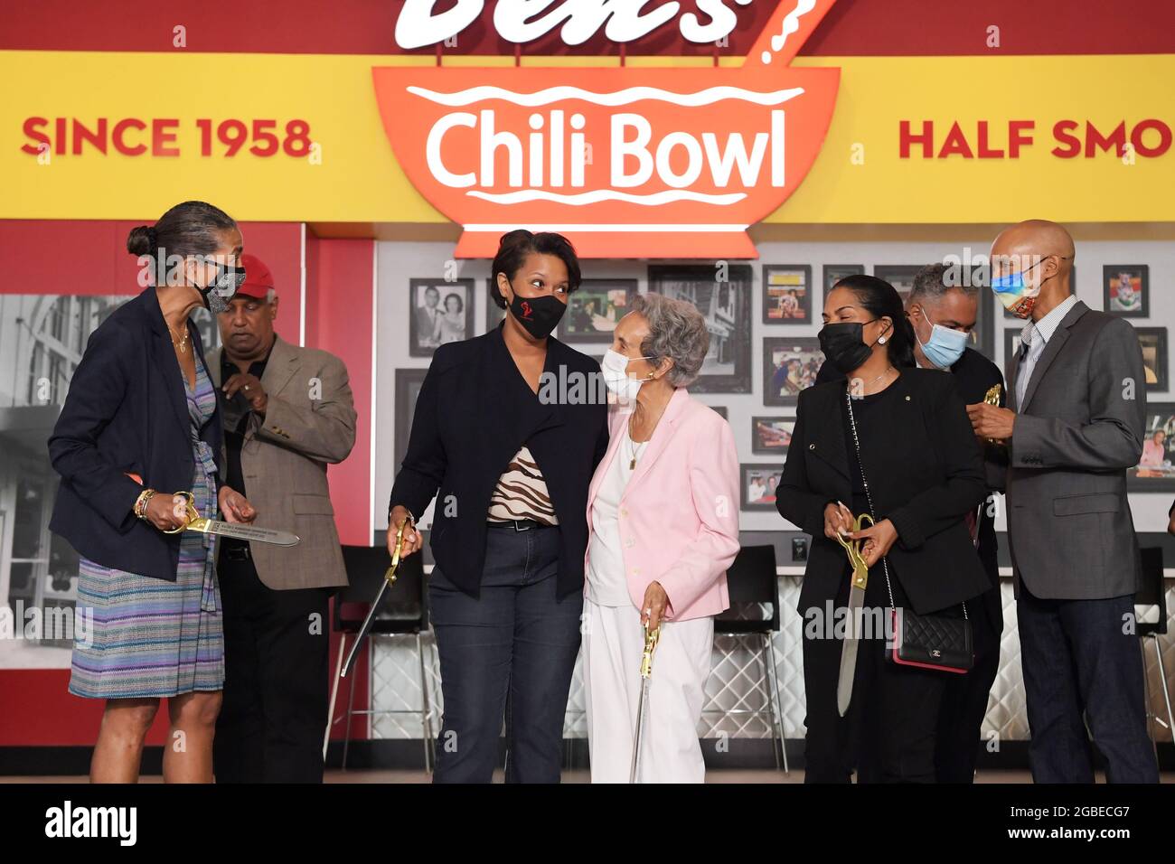 Washington, United States. 03rd Aug, 2021. DC Mayor, Muriel Bowser and ...