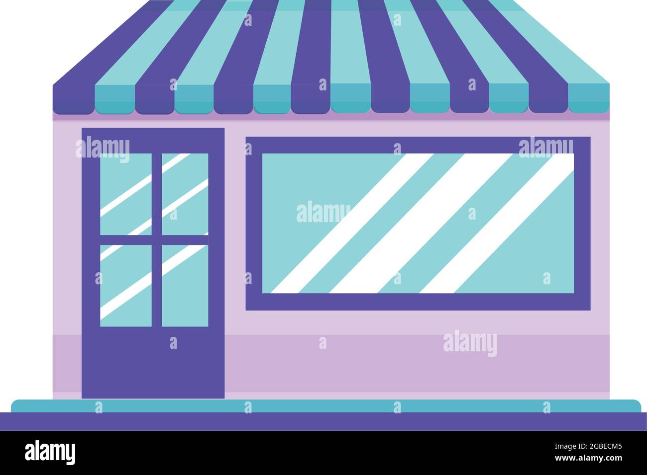 Isolated flat shop mall icon Stock Vector Image & Art - Alamy