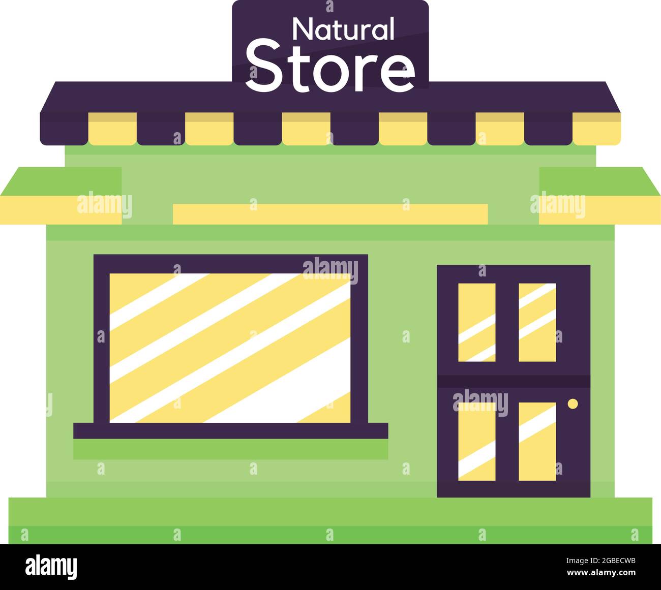 Isolated flat natural store icon Stock Vector Image & Art - Alamy