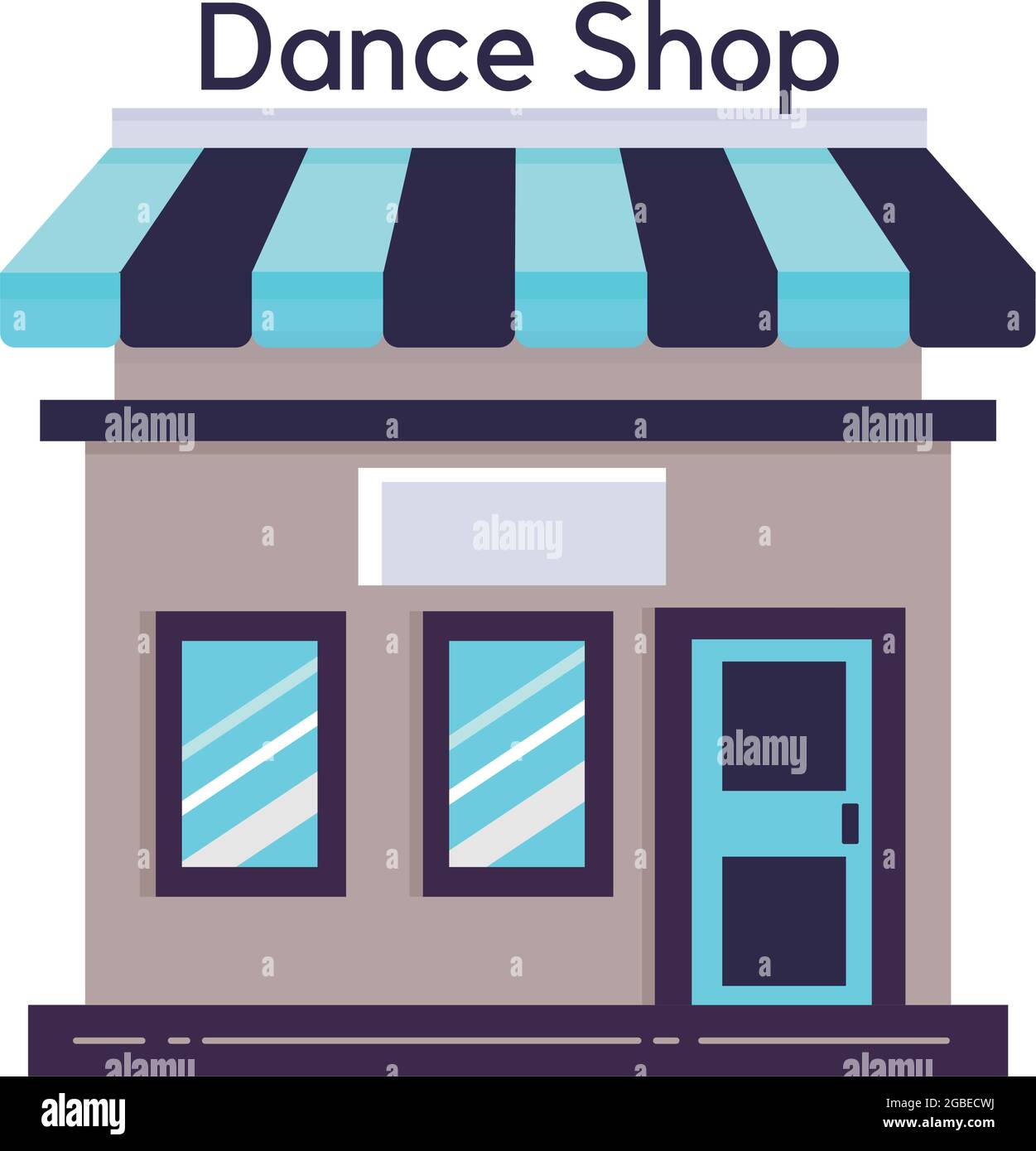 Isolated flat dance shop icon Stock Vector Image & Art - Alamy