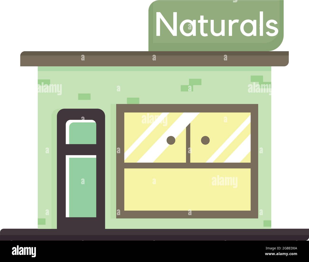 Isolated flat natural store icon Stock Vector Image & Art - Alamy