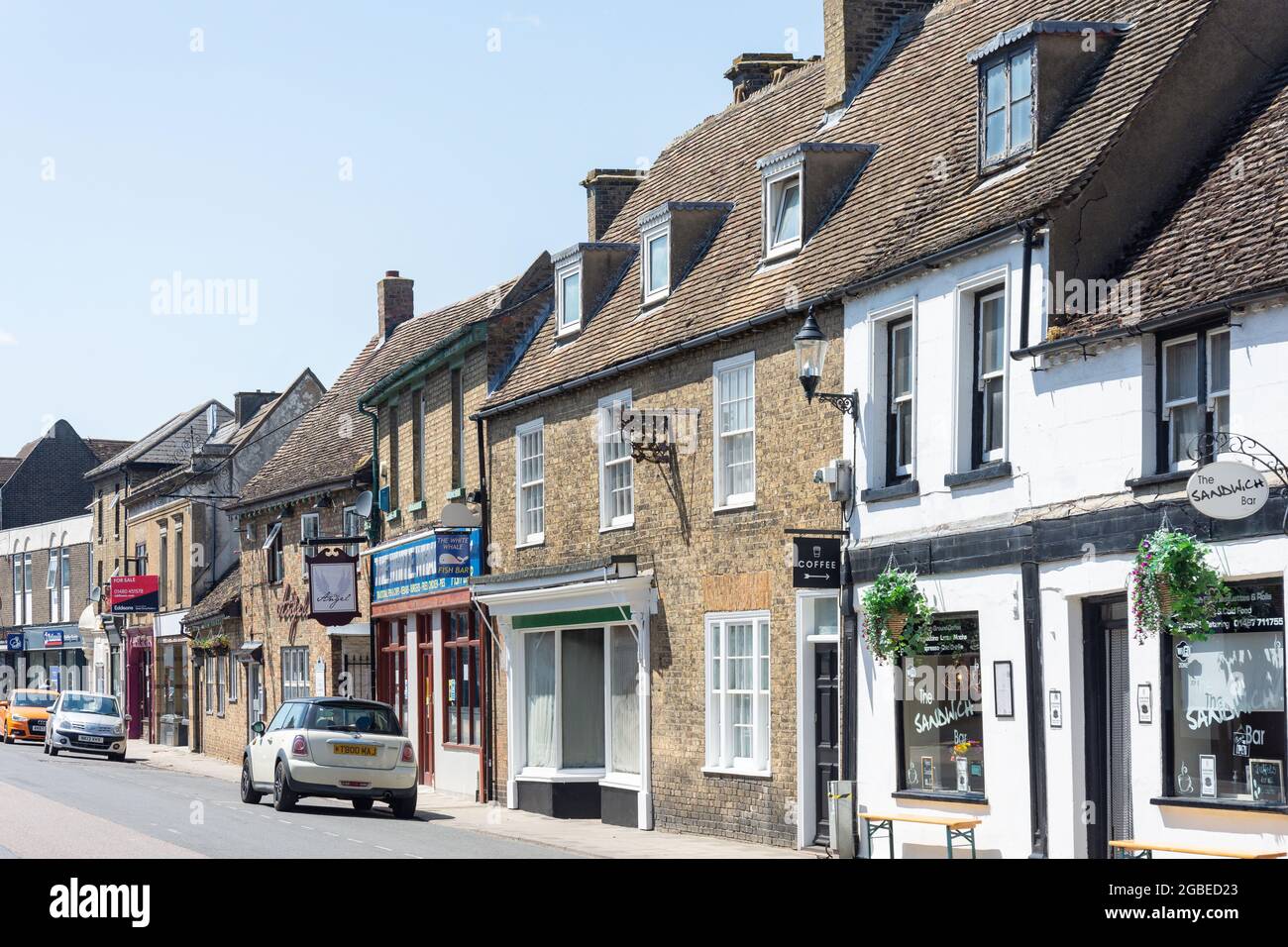 High Street, Ramsey, Cambridgeshire, England, United Kingdom Stock ...