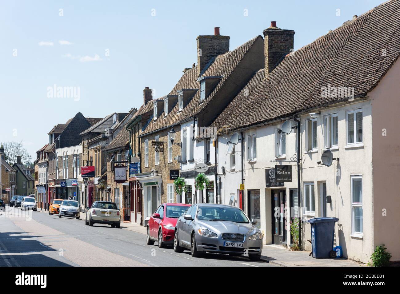 High Street, Ramsey, Cambridgeshire, England, United Kingdom Stock ...