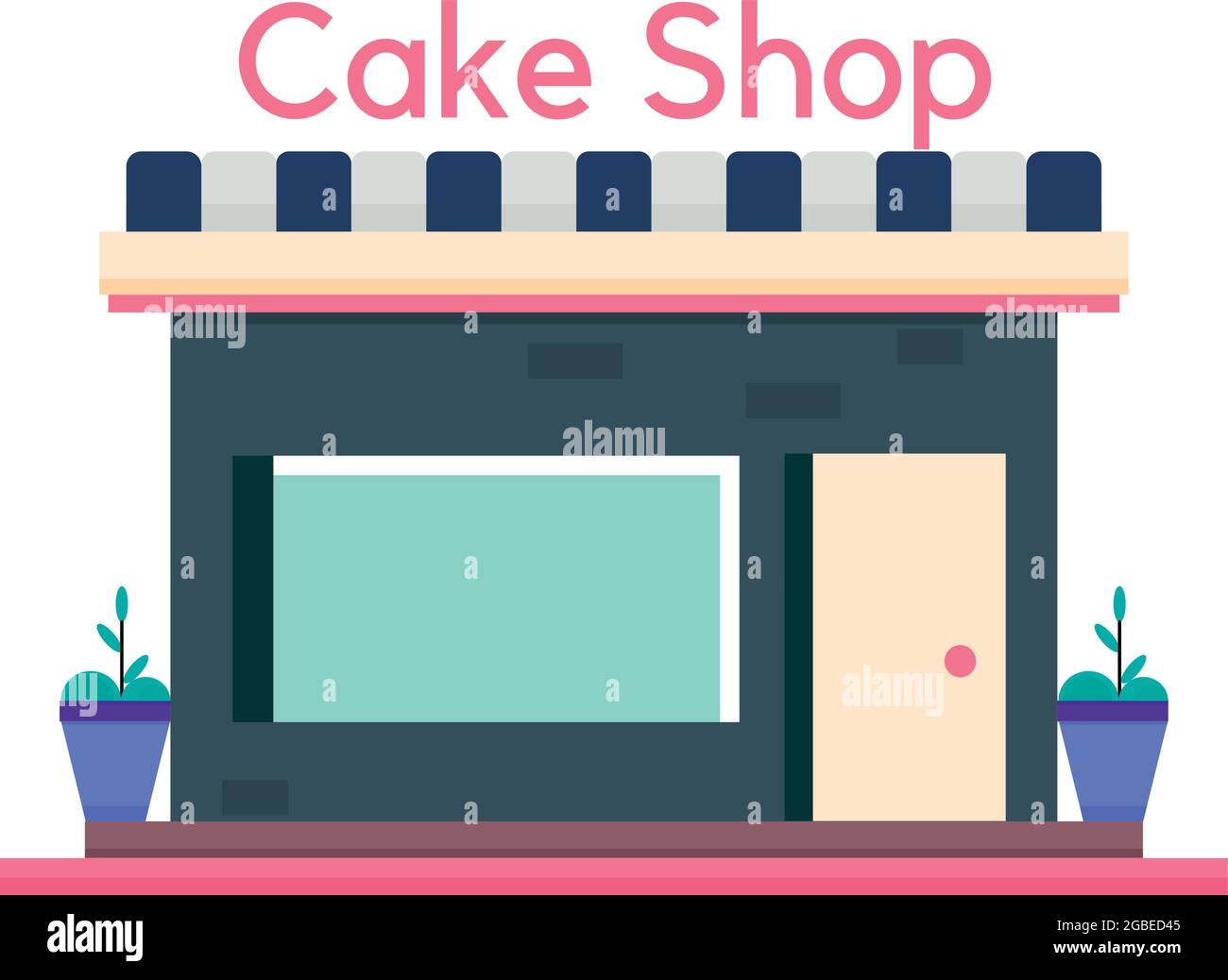 Isolated flat cake shop icon Stock Vector Image & Art - Alamy