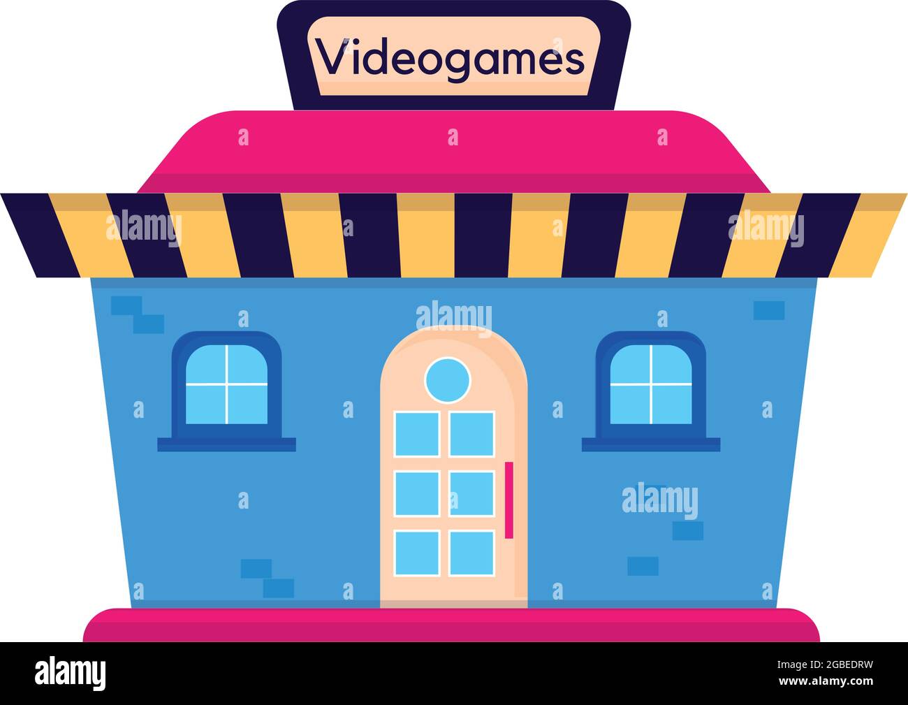 Videogames shop Stock Vector Images - Alamy