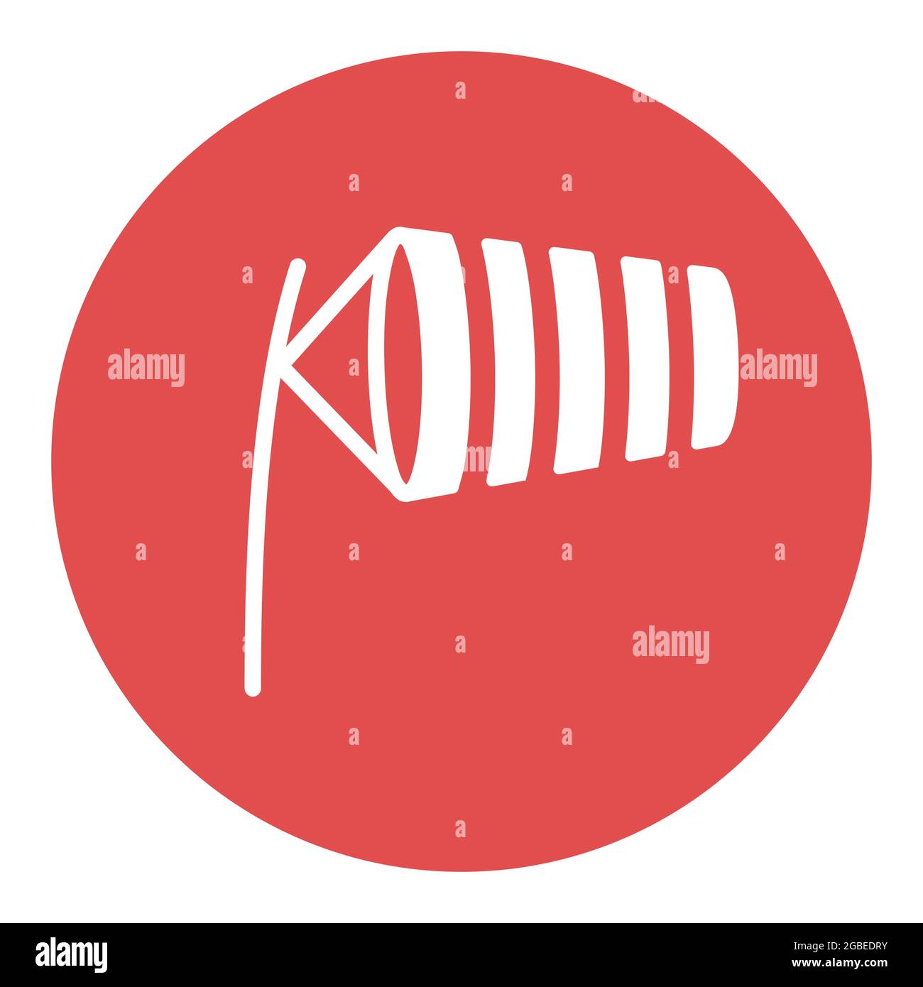 Windsocks inflated by wind at the airport runway vector glyph icon ...