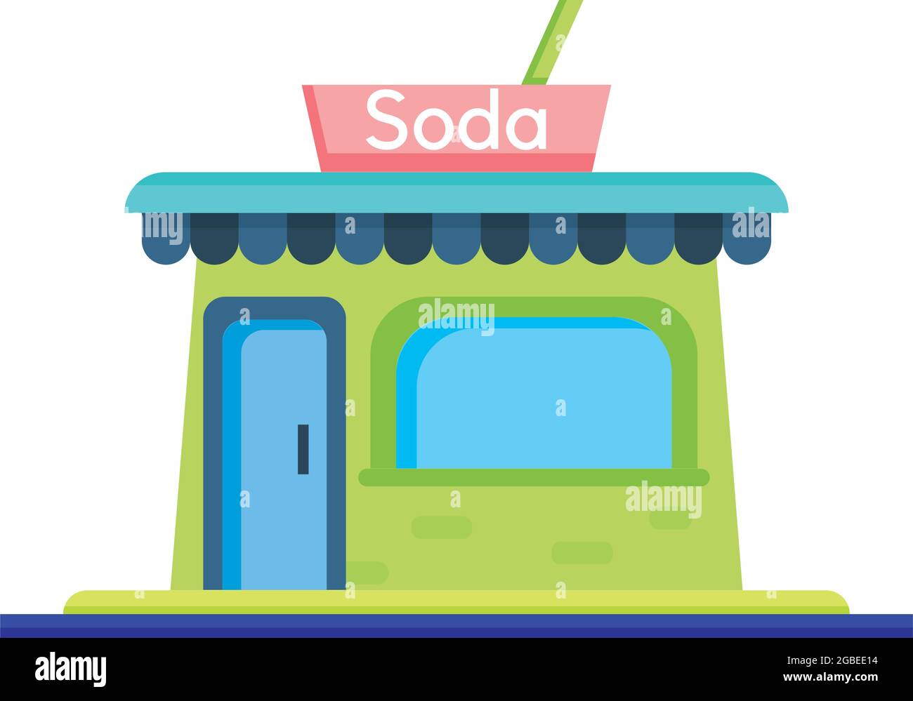 Soda supermarket Stock Vector Images - Alamy