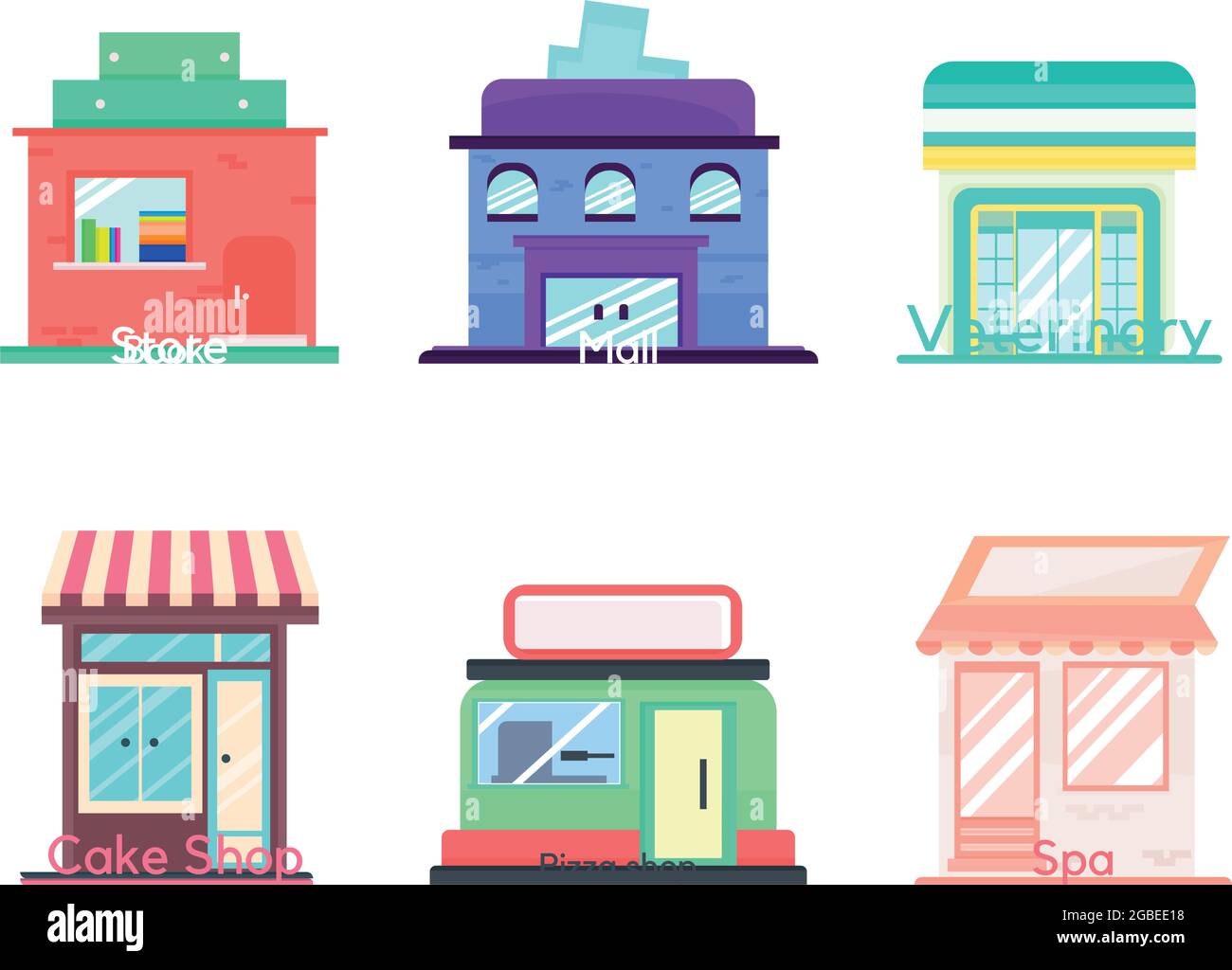 Mall book store Stock Vector Images - Alamy