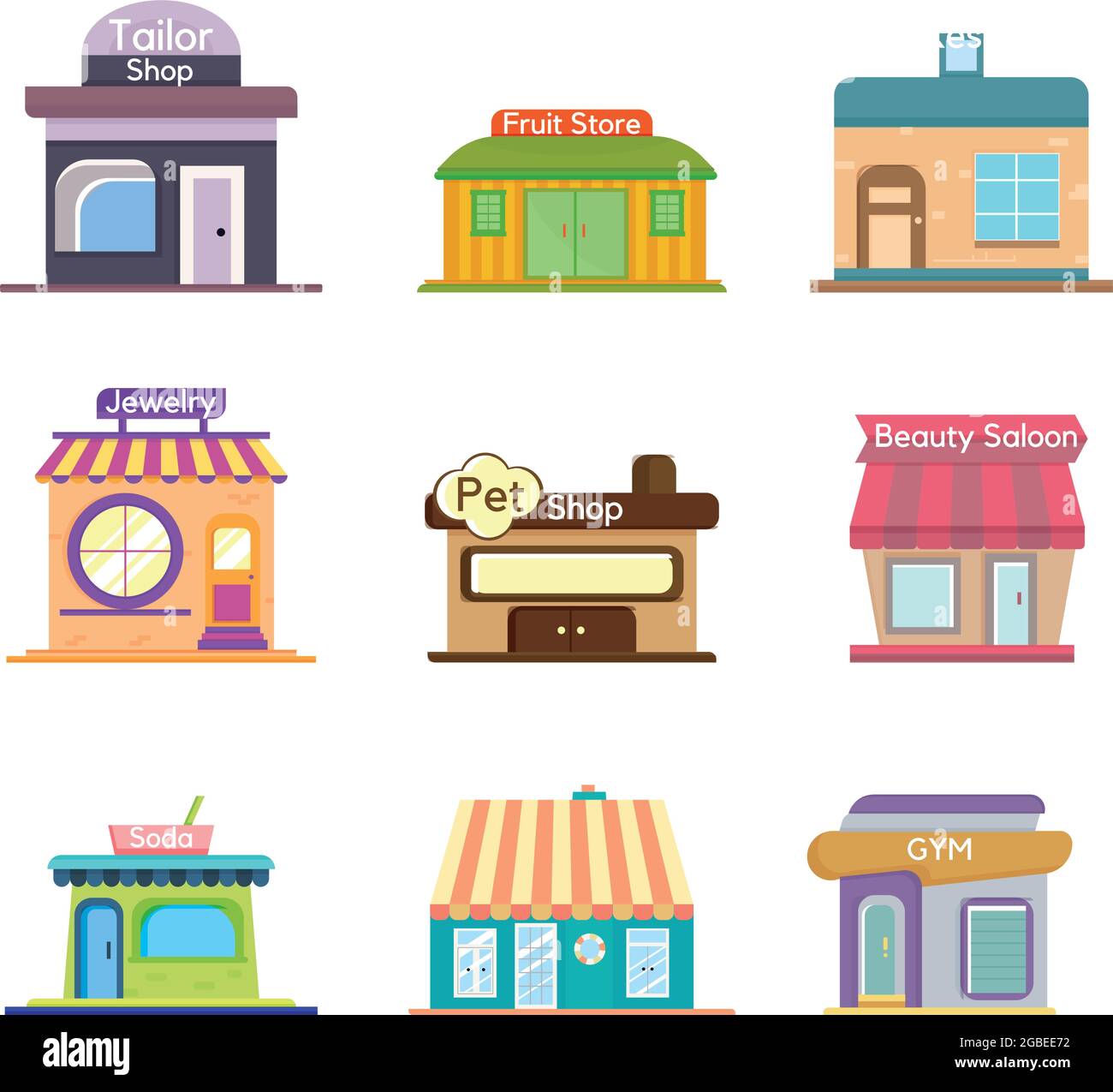 Collection icons different fruit Cut Out Stock Images & Pictures - Alamy