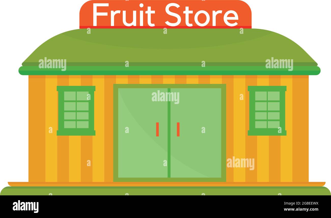 Isolated flat fruit store icon Stock Vector Image & Art - Alamy