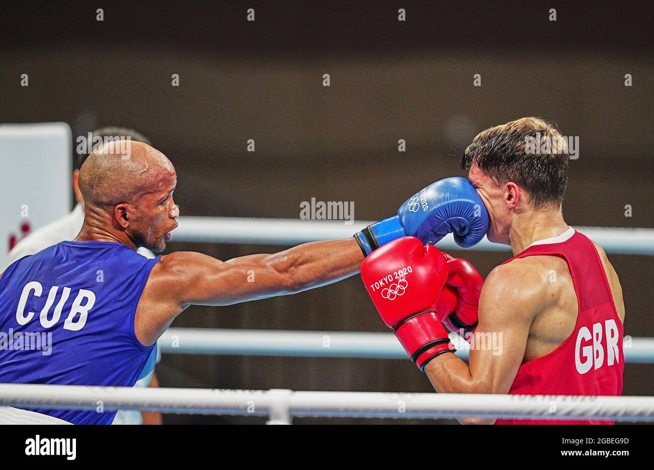August 3, 2021: Pat Mccormack from Great Britain and Roniel Iglesia ...