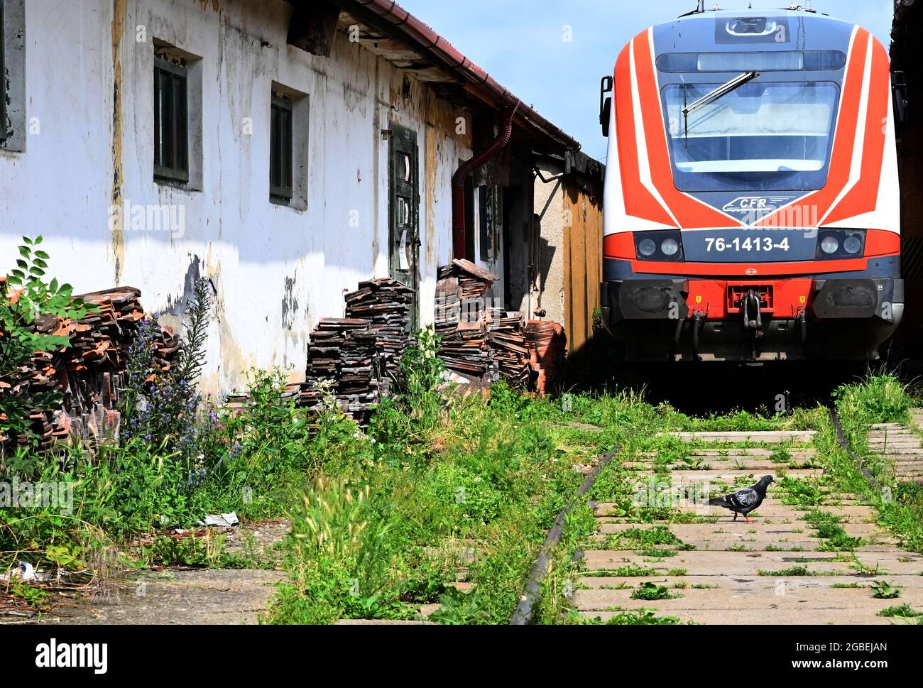 Old Trains in Romania Stock Photo - Alamy