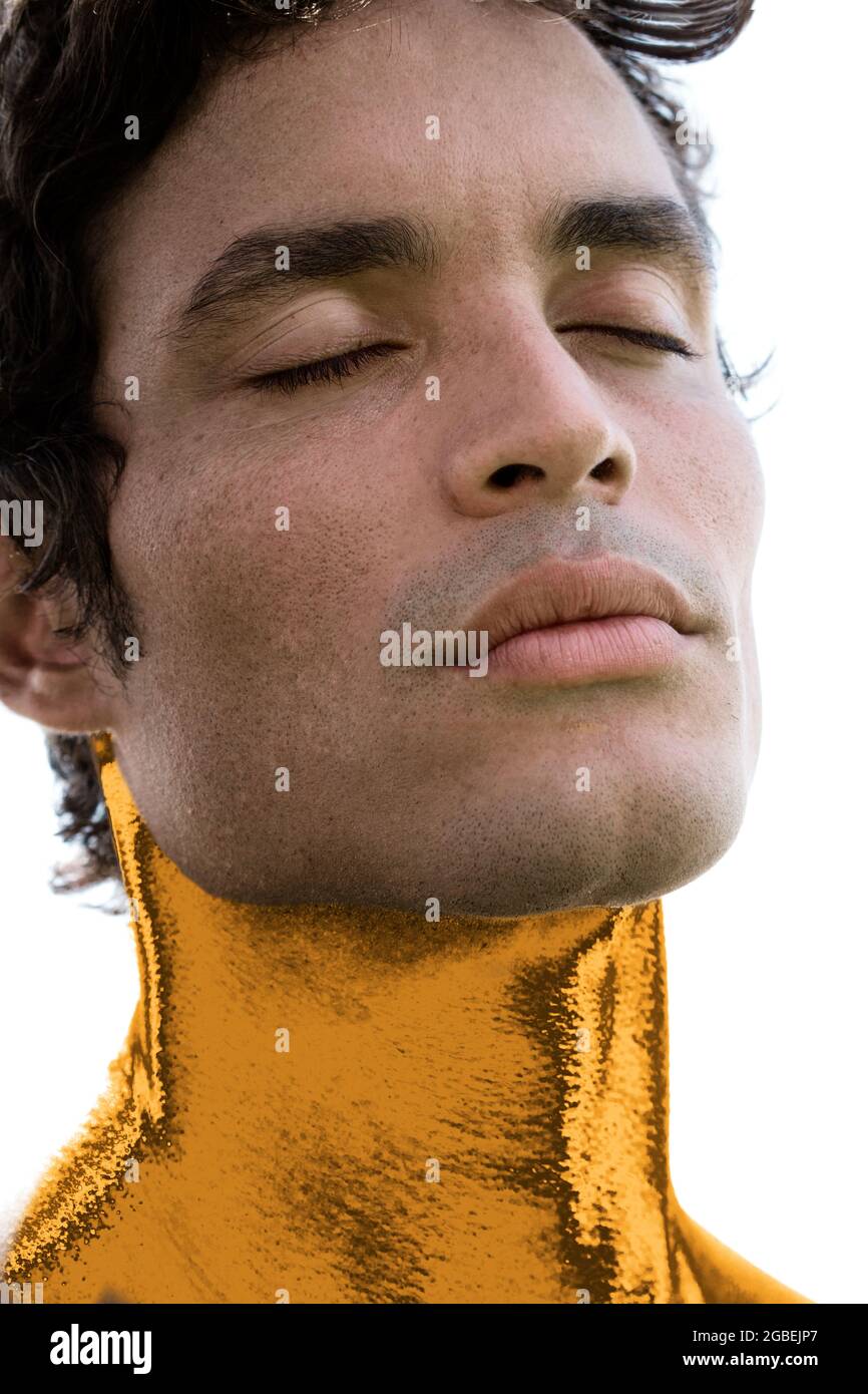 A creative digitally manipulated portrait Stock Photo - Alamy