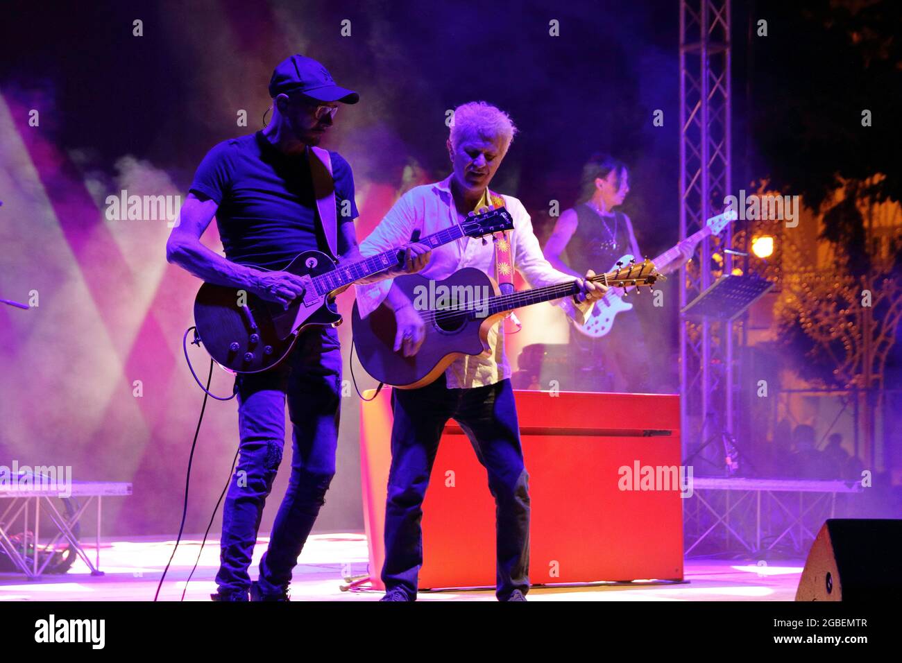 Pagani, Italy. 02nd Aug, 2021. The well-known musician and songwriter ...