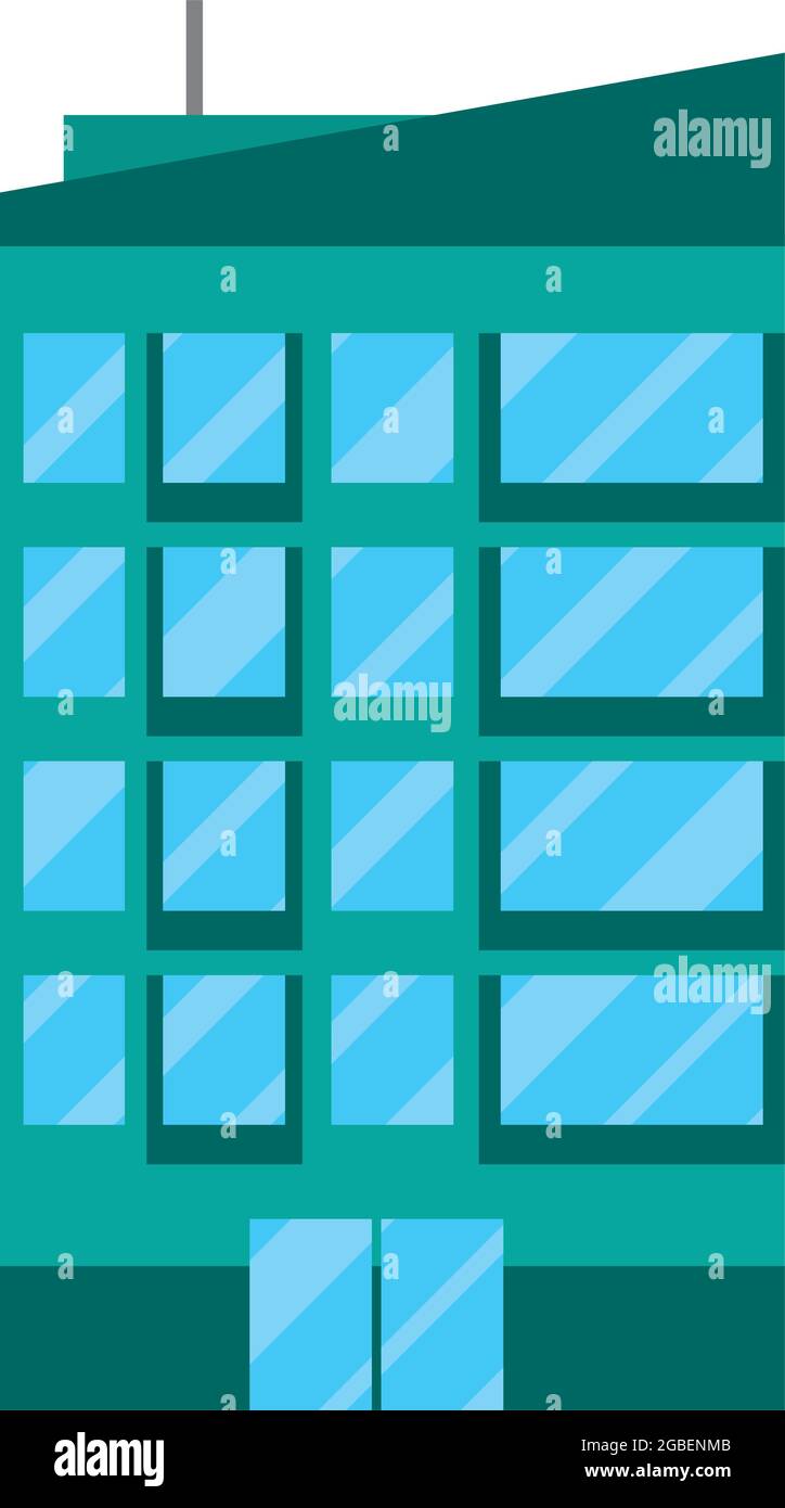 city building icon on white background Stock Vector Image & Art - Alamy