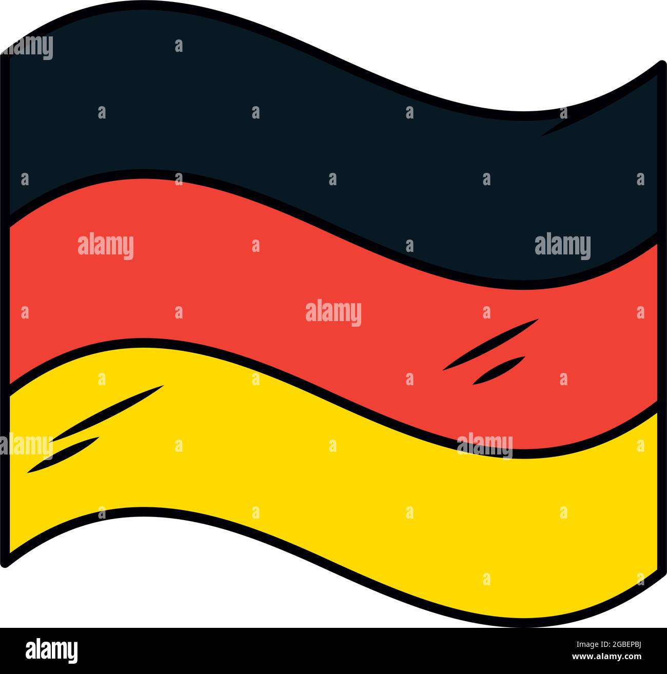 Bavaria historic flag Cut Out Stock Images & Pictures - Alamy