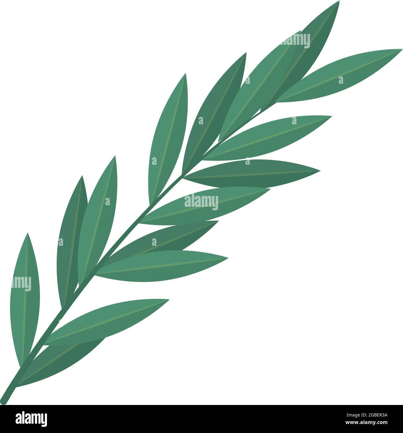 olive branch icon on white background Stock Vector Image & Art - Alamy