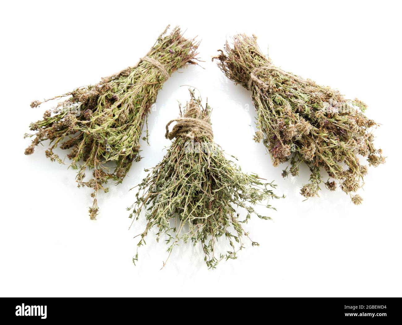 dried herbs, isolated on white Stock Photo - Alamy