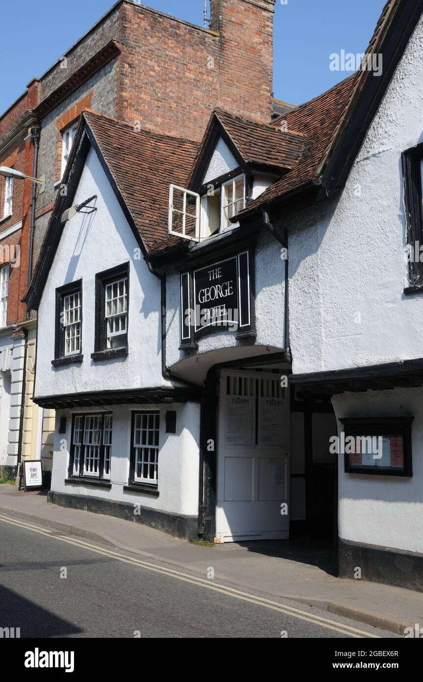 The George Hotel, Wallingford, Oxfordshire Stock Photo - Alamy