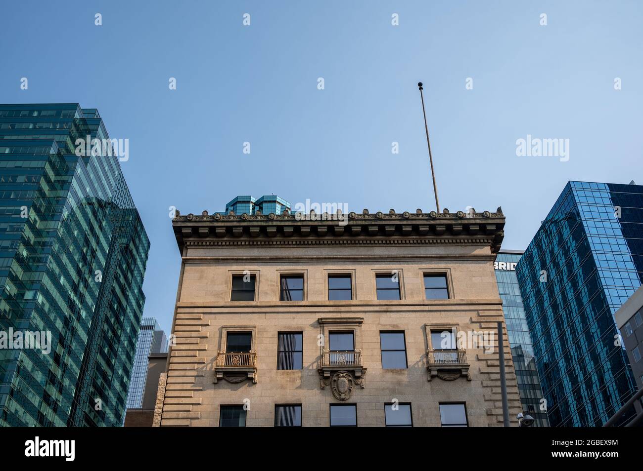 Edmonton, Alberta - July 30, 2021: view of a historic building in ...