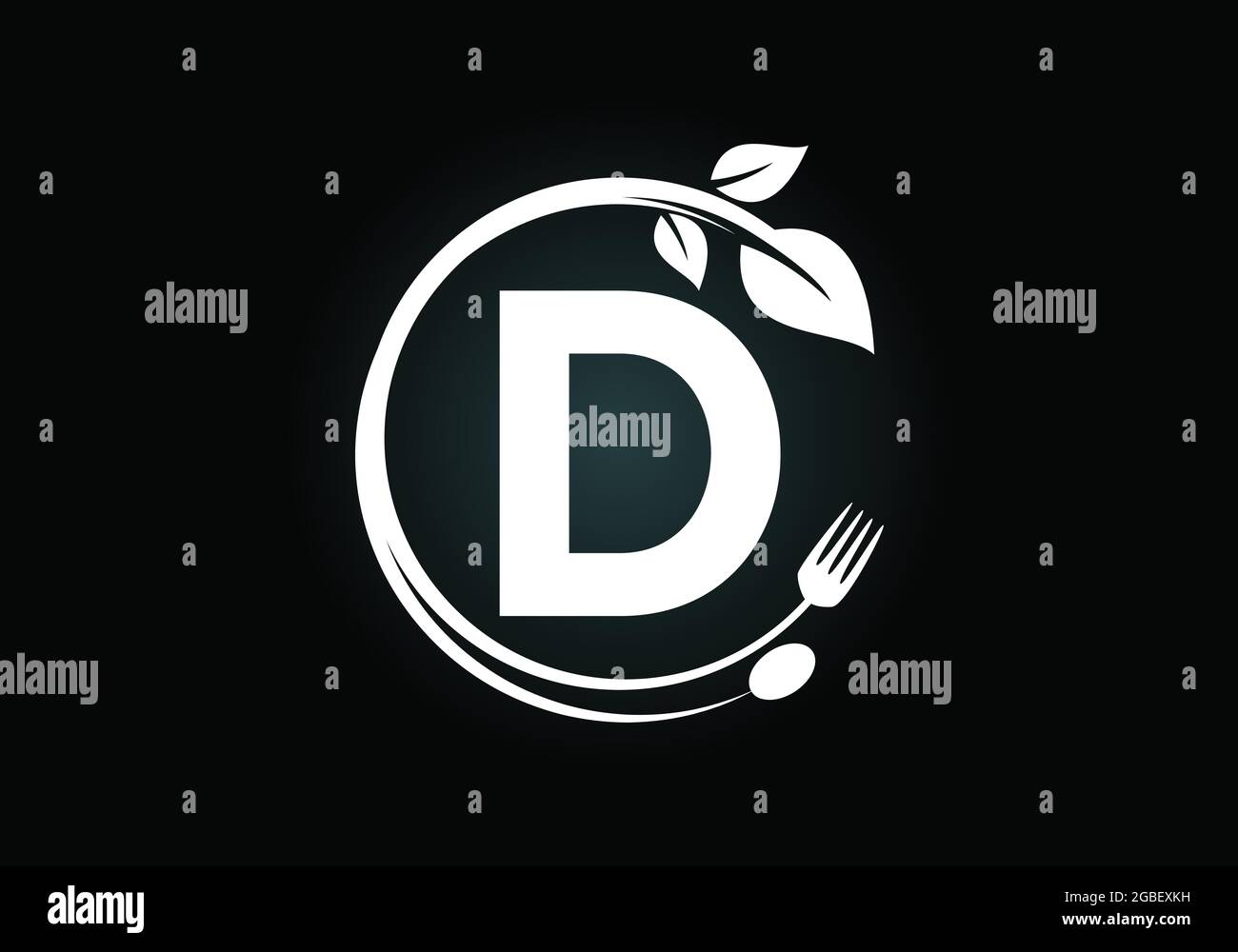 D restaurant logo Stock Vector Images - Alamy