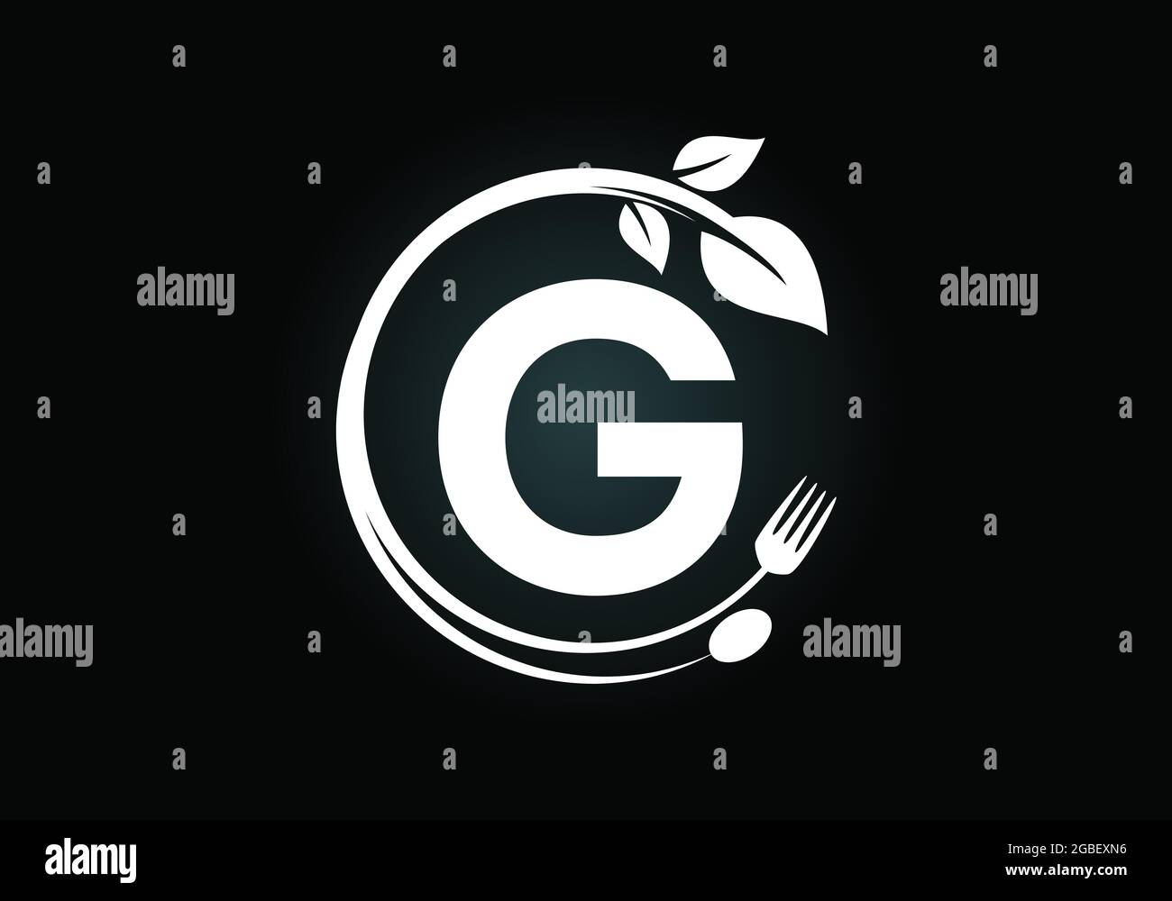 G food logo Stock Vector Images - Alamy