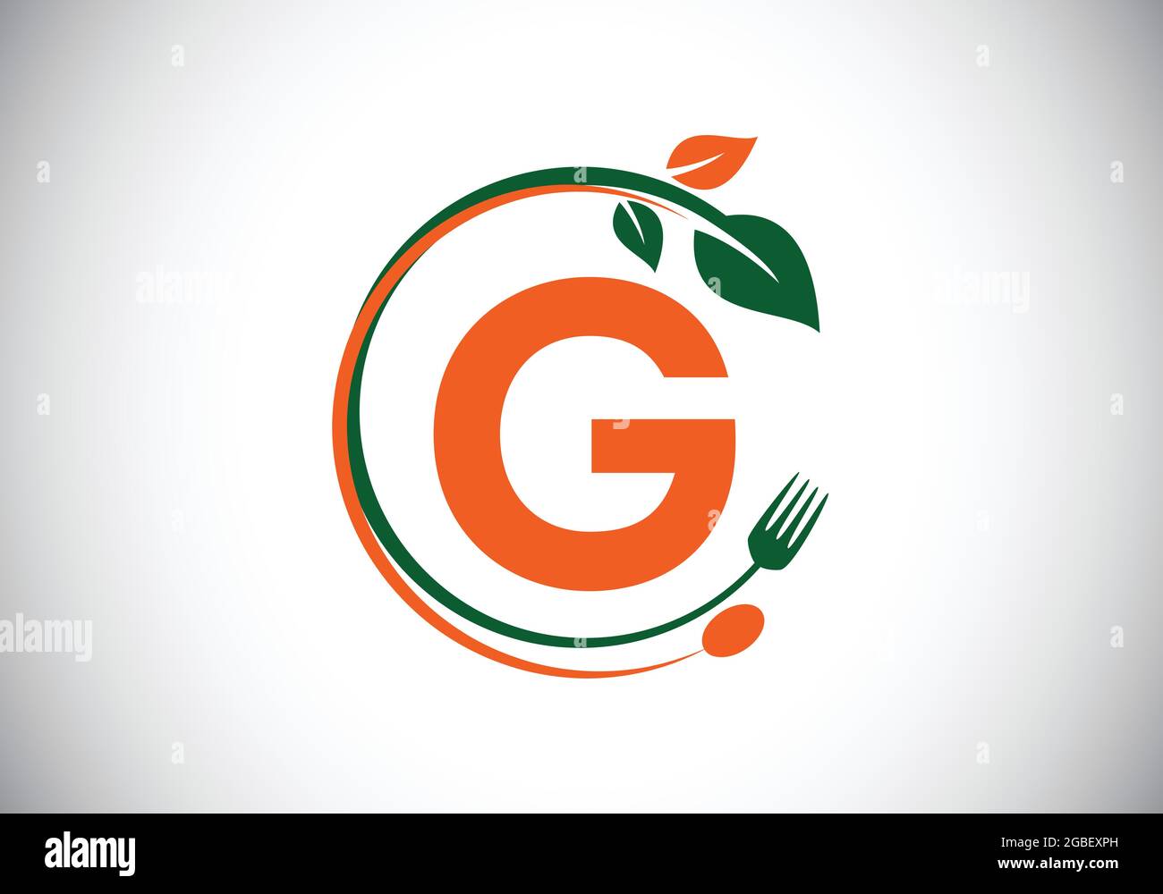 Letter g restaurant logo Stock Vector Images - Alamy