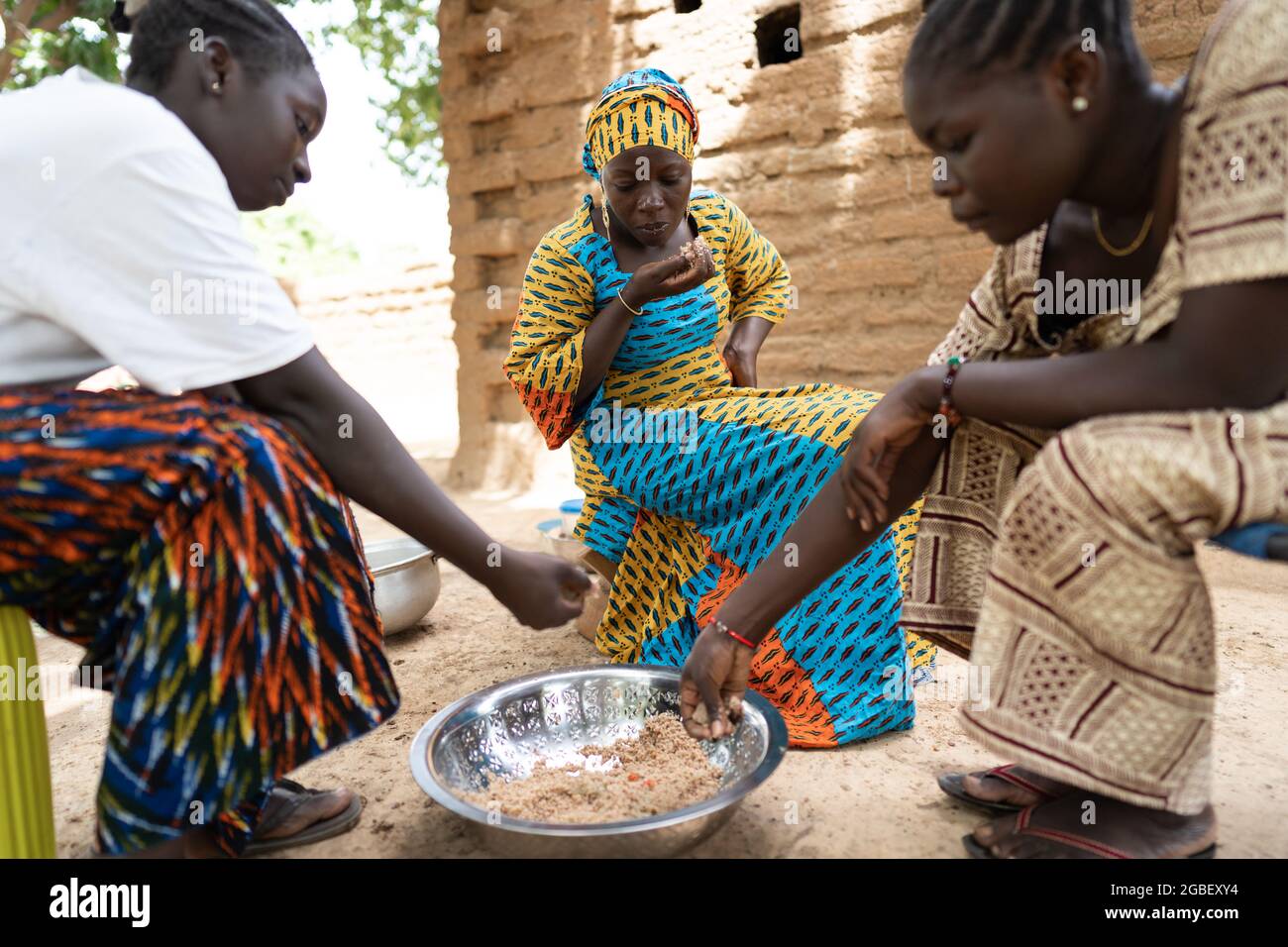 In this image, black women are sharing their meal according to West ...