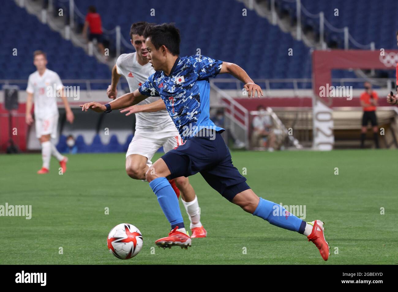 Saitama, Japan. 3rd Aug, 2021. Takefusa Kubo (JPN) Football/Soccer ...