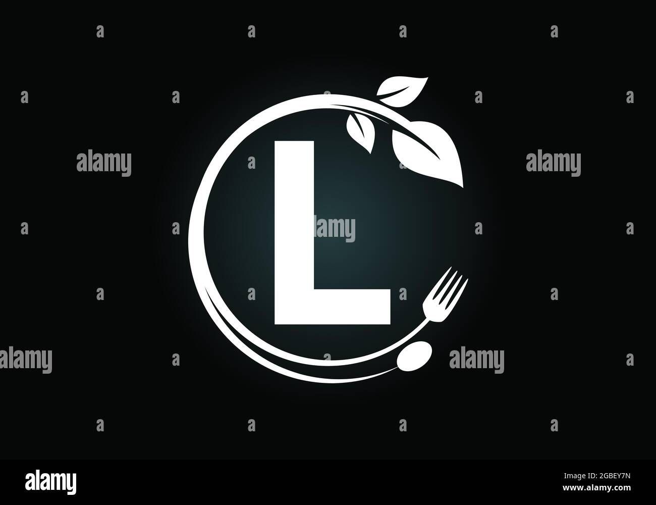 L restaurant logo hi-res stock photography and images - Alamy