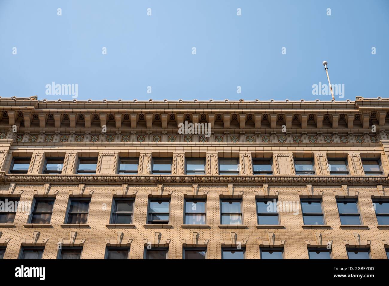 Edmonton, Alberta - July 30, 2021: Looking up view of Edmonton's ...