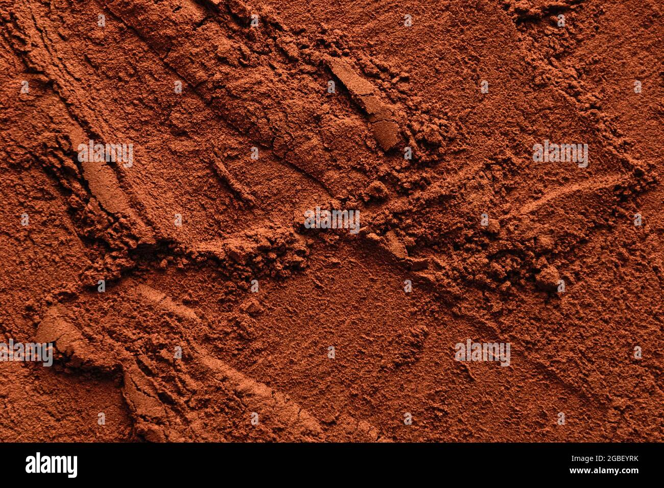 Natural cocoa powder textured background, copy space Stock Photo - Alamy