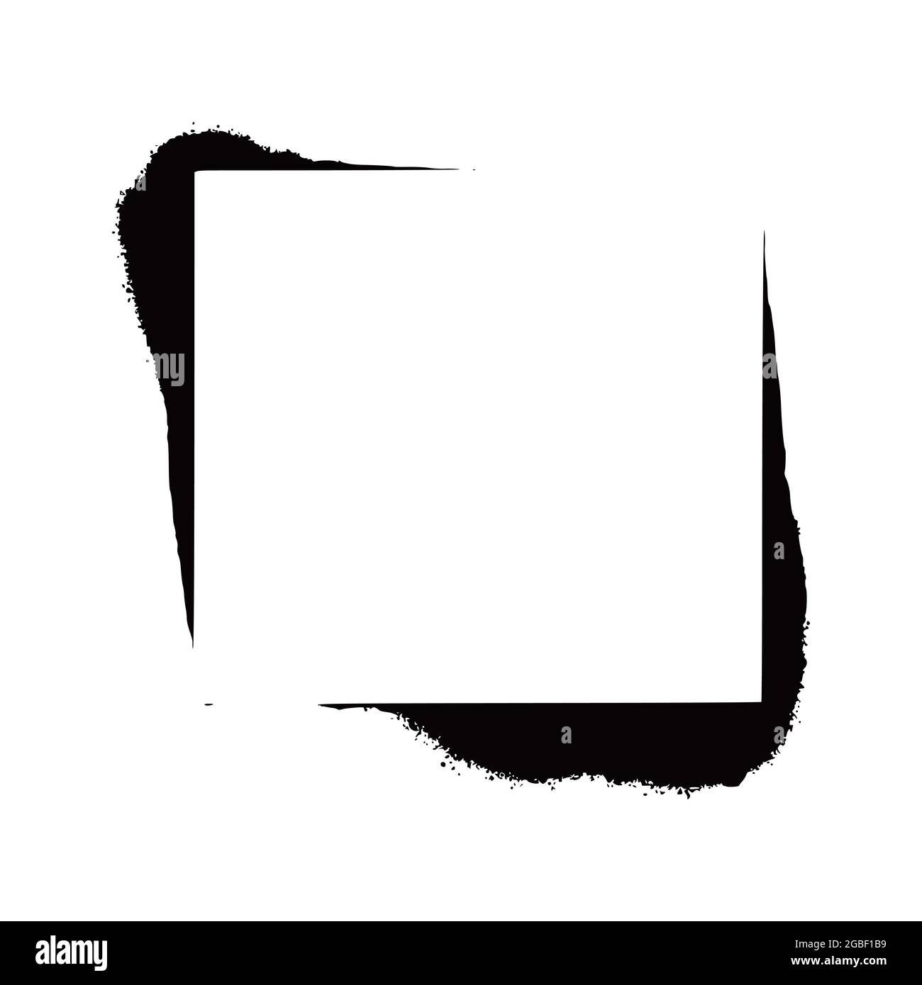 Spray Paint Splatter Border