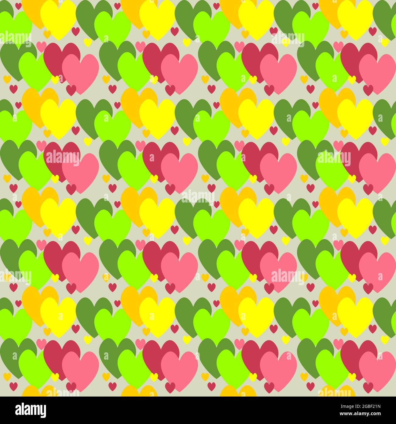 Abstract background with many colorful hearts - perfect for wallpaper ...