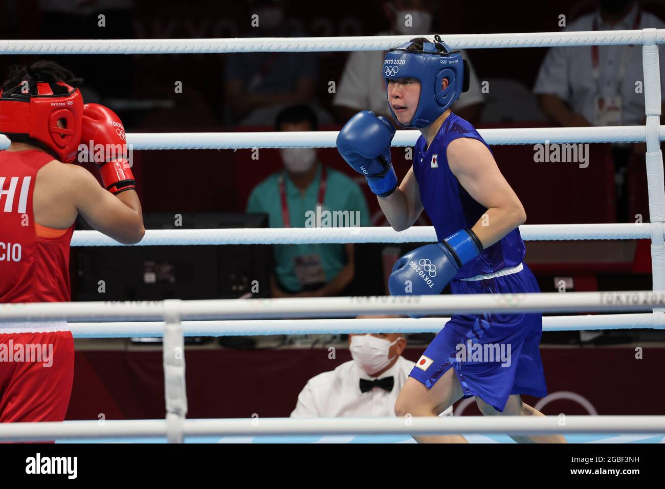 Tokyo, Japan. 3rd Aug, 2021. Sena Irie (JPN), Nesthy Petecio (PHI), August 3, 2021 - Boxing ...