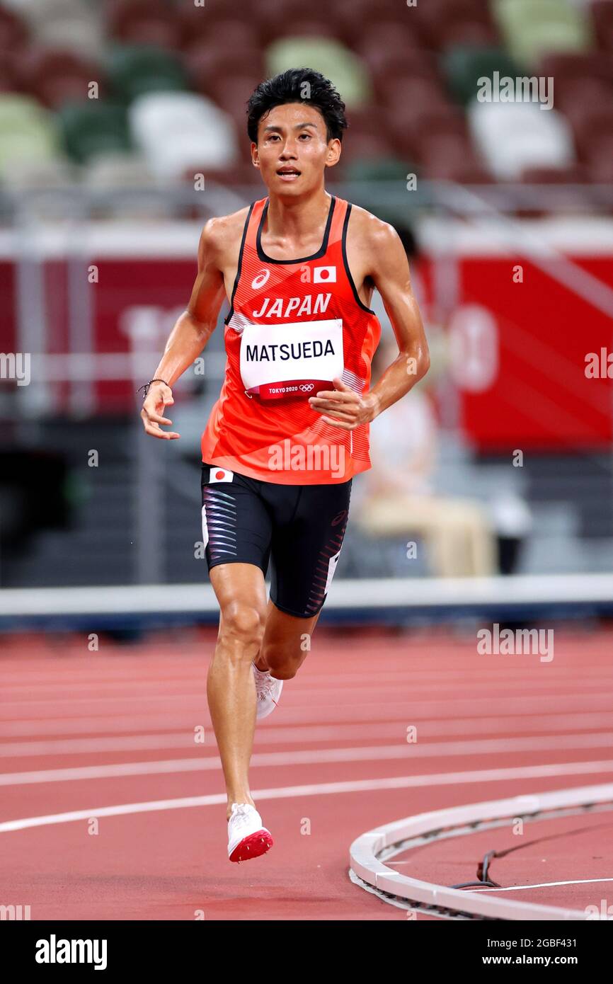 Tokyo, Japan. 3rd Aug, 2021. Hiroki Matsueda (JPN) Athletics : Men's 5000m Round 1 during the ...